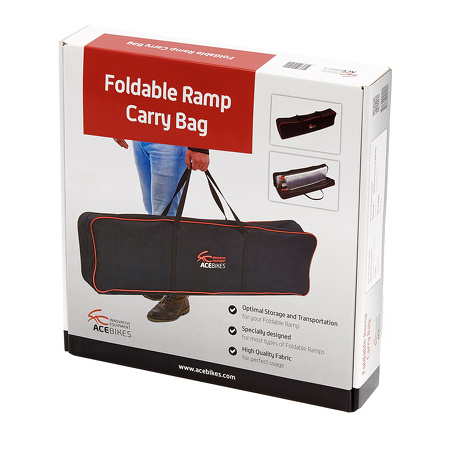 Thanks to the extra-long and sturdy zipper, you can stow the ramp ...